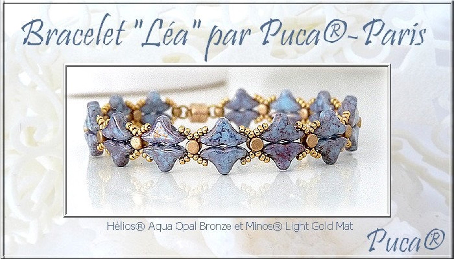 FREE Lea Bracelet Pattern by par Puca Paris Free with Bead | Etsy