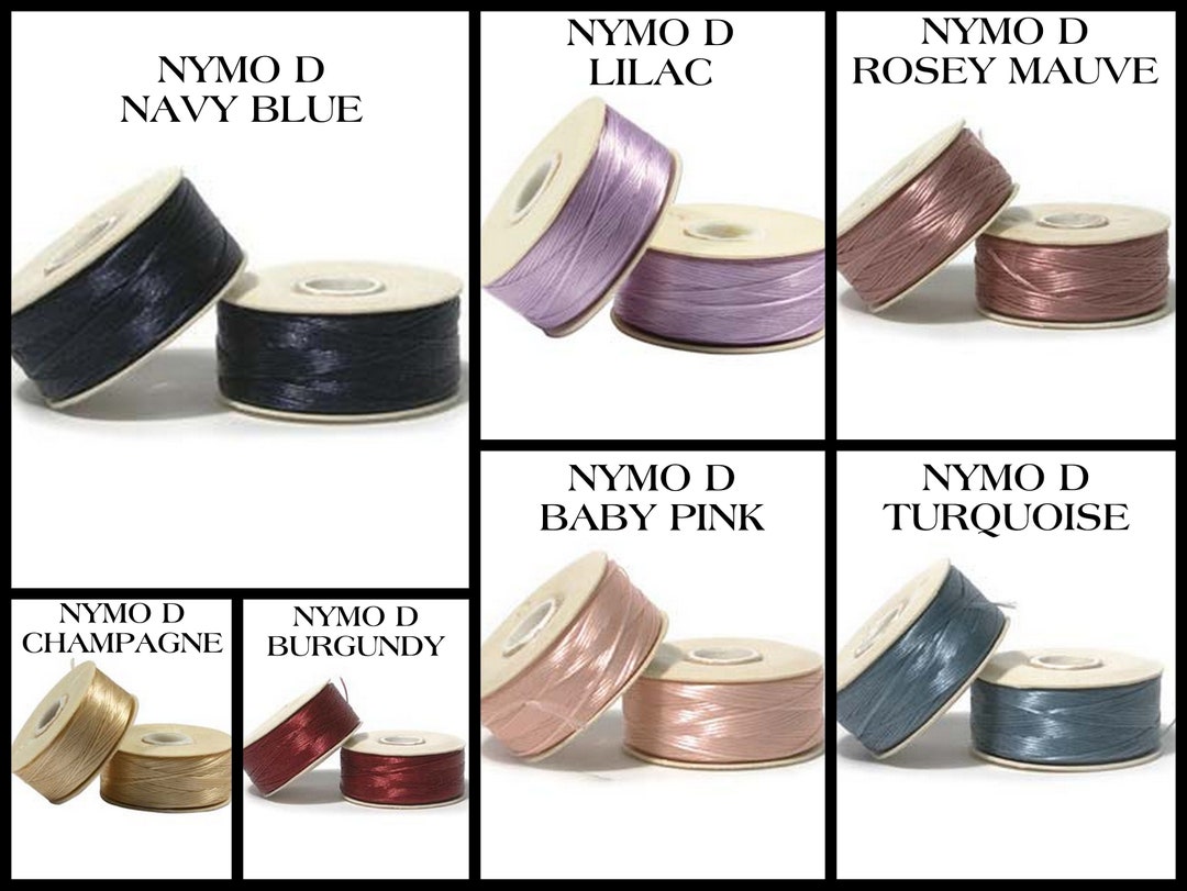Nymo Thread, Size D, 64 Yards, Various Colors Available - Etsy