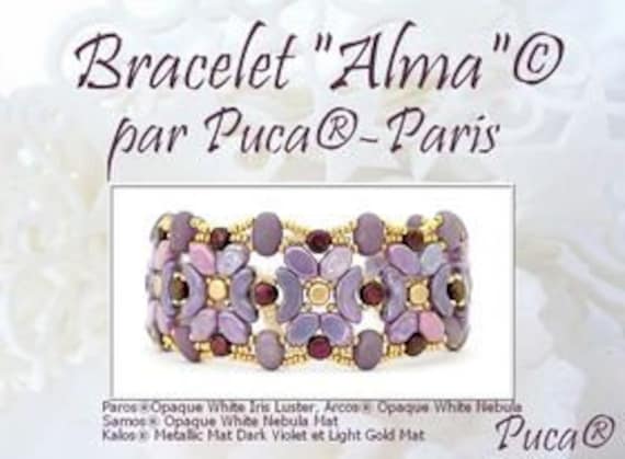 FREE Alma Bracelet Pattern by Par Puca Paris Free With - Etsy