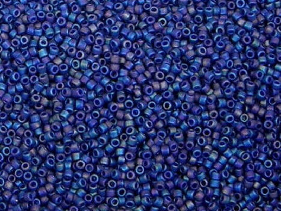 Toho 15/o Semi-glazed Rainbow Midnight Blue (15T2637F), 9 Grams - Etsy