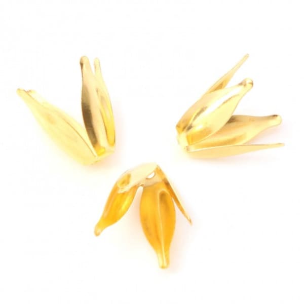 Tulip Bead Caps - Etsy