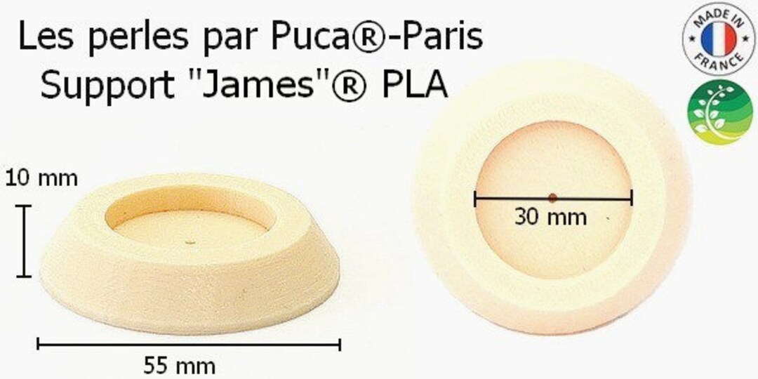 James PLA (poly Lactic Acid) Support Base, Les Perles Par Puca®-paris ...