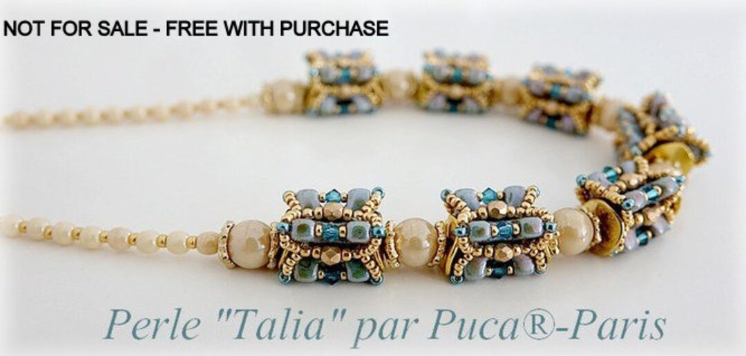 FREE Talia Beaded Bead Pattern by Par Puca Paris, Free With Bead ...