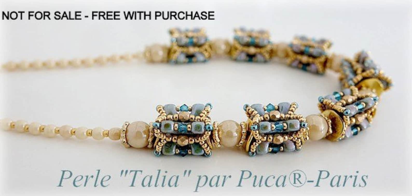 FREE! Talia Beaded Bead Pattern by Par Puca - Paris, Free With Bead ...