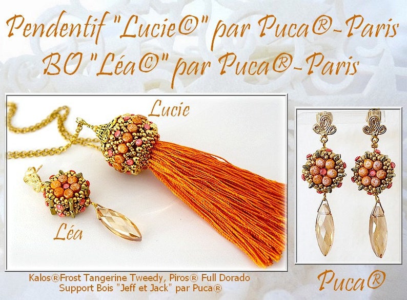 FREE Lucie Pendant Pattern by Par Puca Paris Free With - Etsy