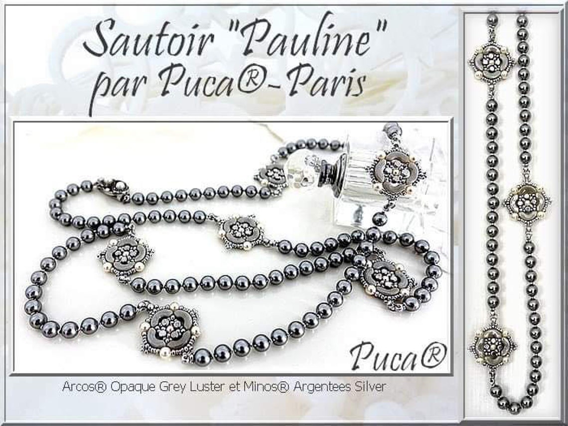 Free Pauline Necklace Pattern by Par Puca Paris Free With - Etsy