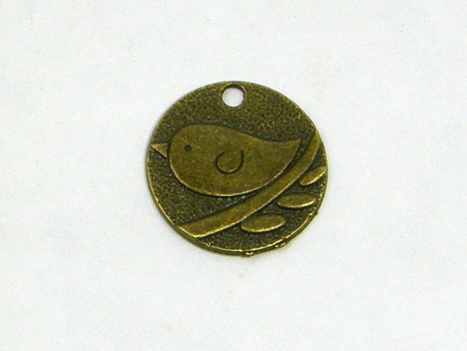 Bird Charm, Pendant, Antique Bronze Finish (CH-AB-11), 5 Count - Etsy