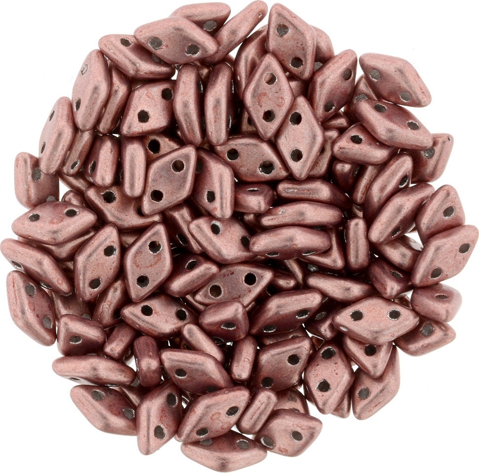Saturated Metallic Blooming Dahlia Czechmates Diamond, 4 X 6.5 Mm, 2 ...