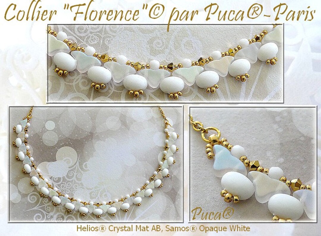 FREE! Florence Necklace Pattern by Par Puca - Paris, Free With Bead ...