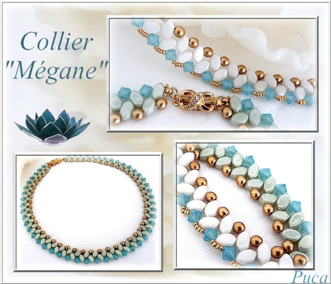 Free! Megane Necklace Pattern by Par Puca- Paris, Free With Bead ...