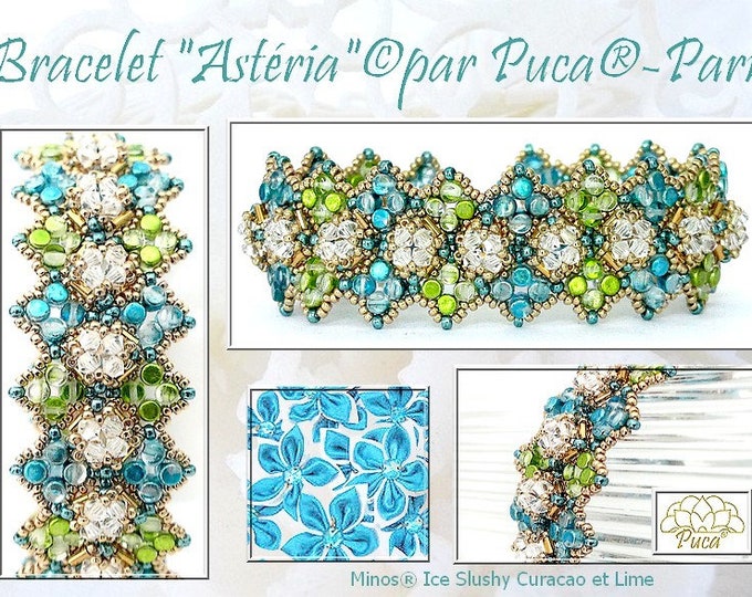 FREE! Facon Puca 2 Bracelet Pattern by Par Puca - Paris, Free With Bead ...