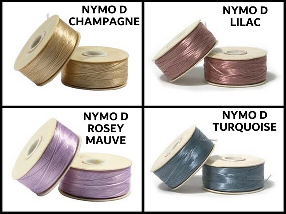 Nymo Thread Size D 64 Yards Various Colors Available | Etsy