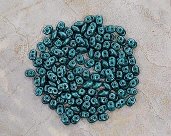 Superduo, Vintage Copper Mix, 2 Hole Beads, (duo5mix153), 2.5mmx5mm, 9 ...