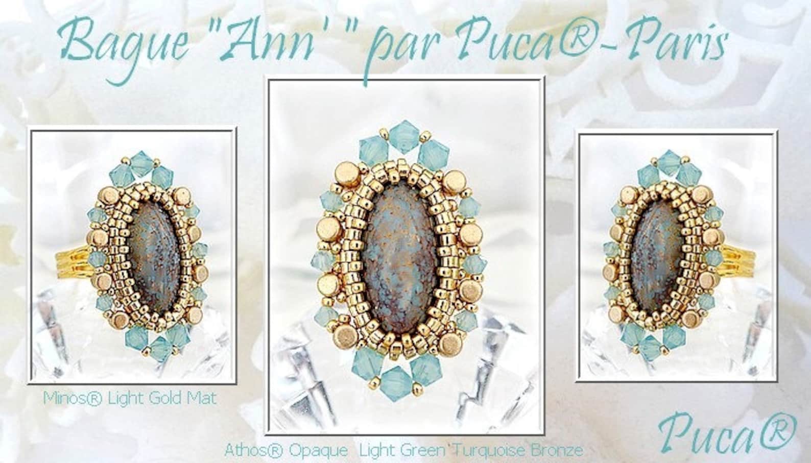 FREE Ann Ring Pattern by Par Puca Paris Free With Bead - Etsy