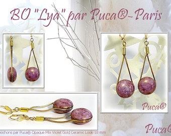 FREE Rose Earrings Pattern by Par Puca Paris, Free With Bead Purchase ...