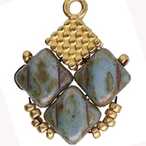 Cymbal™ Elements FERO, 4 Pieces, Silky Bead Endings, 24K Gold Plate ...