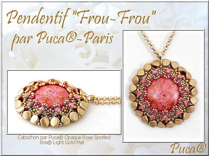 FREE Frou Frou Pendant Pattern by Par Puca Paris Free With | Etsy