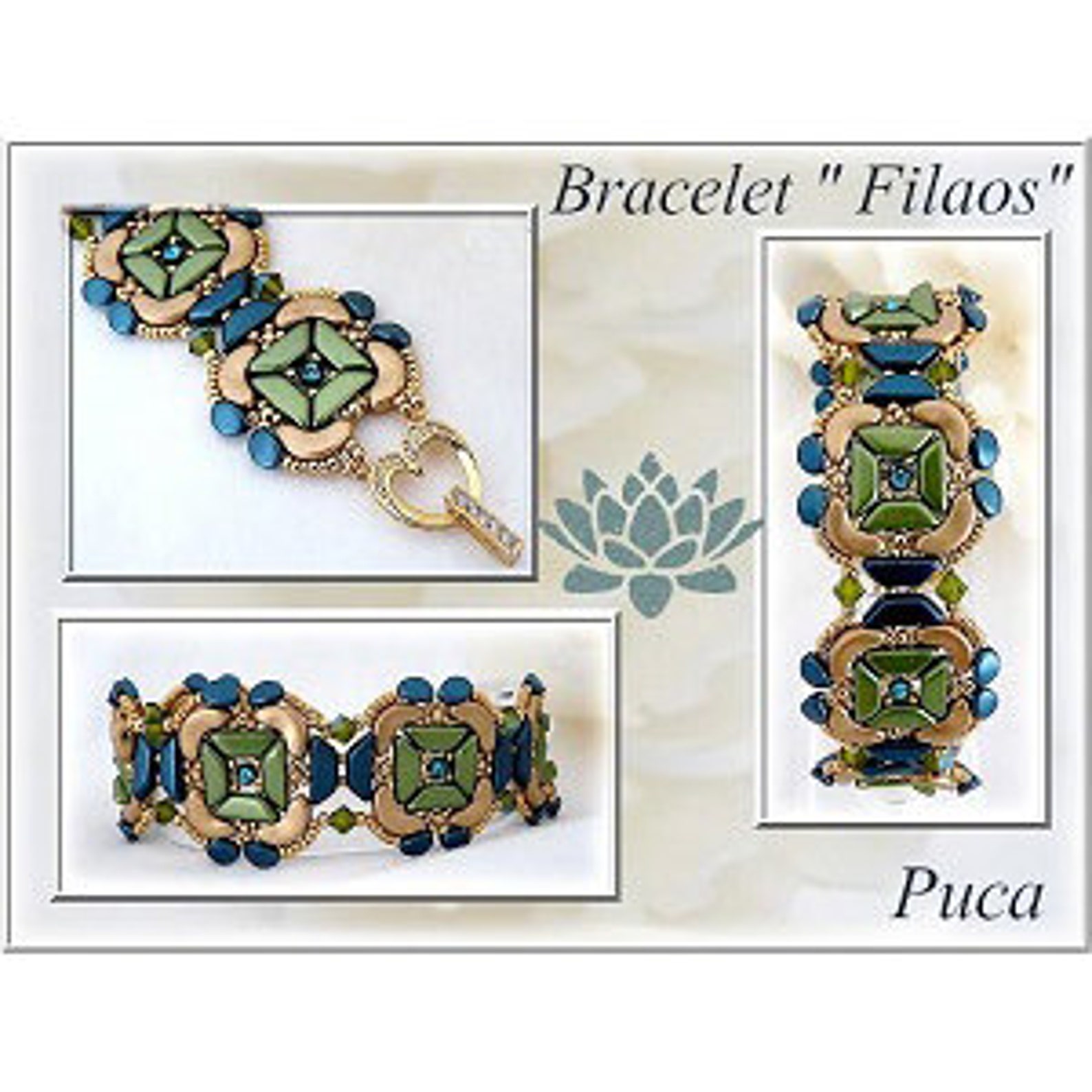 Free! Filaos Bracelet Pattern by Par Puca - Paris, Free With Bead ...