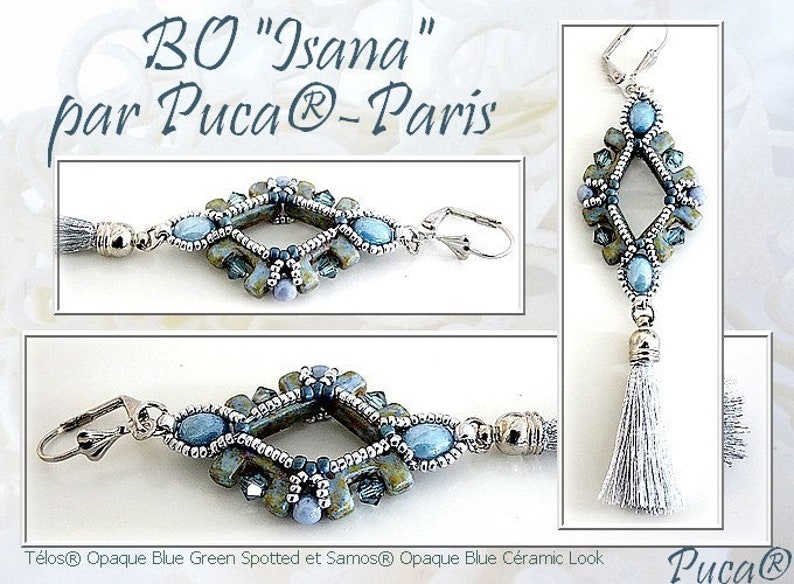 Free! Isana Earrings Pattern by Par Puca - Paris, Free With Bead ...