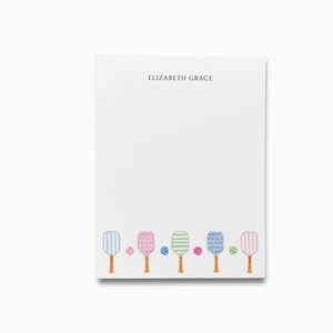 Personalized Pickleball Notepad | Pickleball Lover Notepad Set | Sport ...