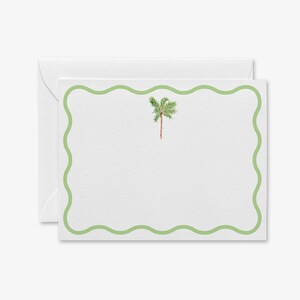 Palm Tree Flat Notecards set of 8 Palm Tree Notes Florida Beach Cards ...