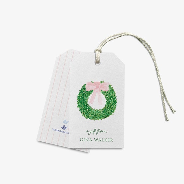 Wreath Tags - Etsy