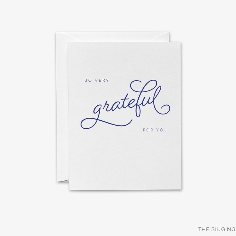 Grateful Card - Etsy