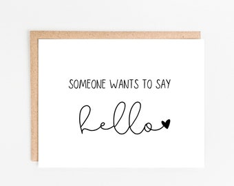 Baby Scan Card - Etsy