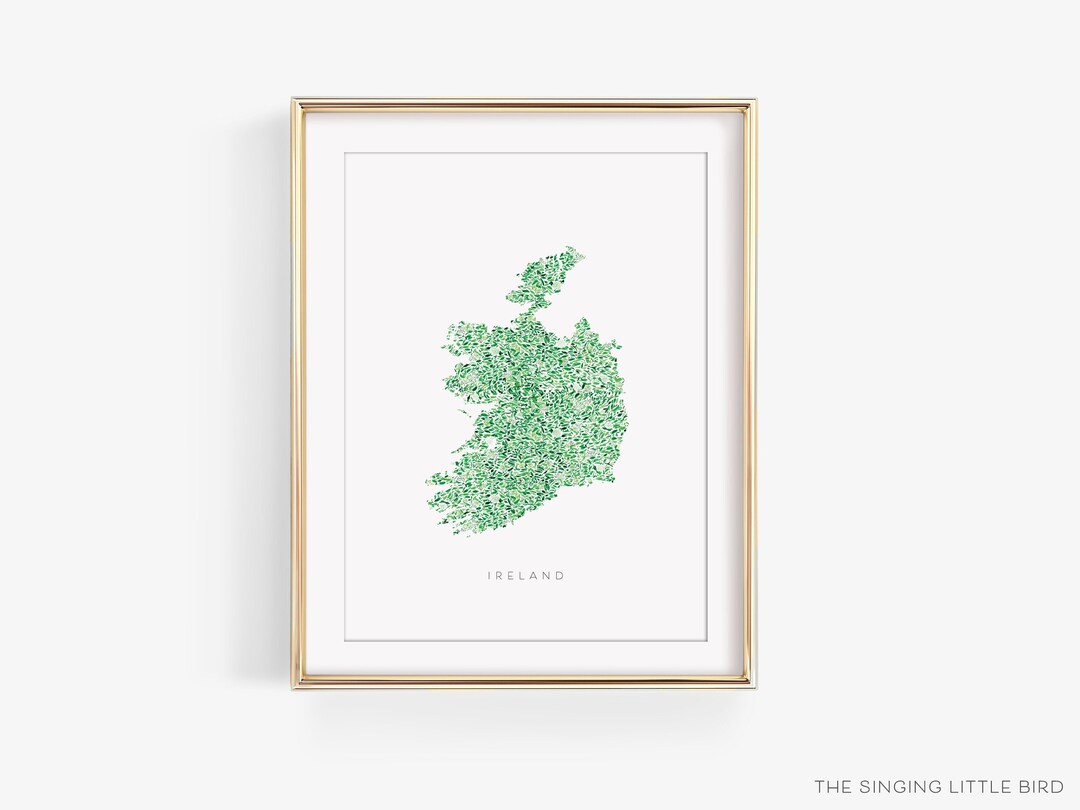 Ireland Watercolor Print Irish Art Print Ireland Painting - Etsy