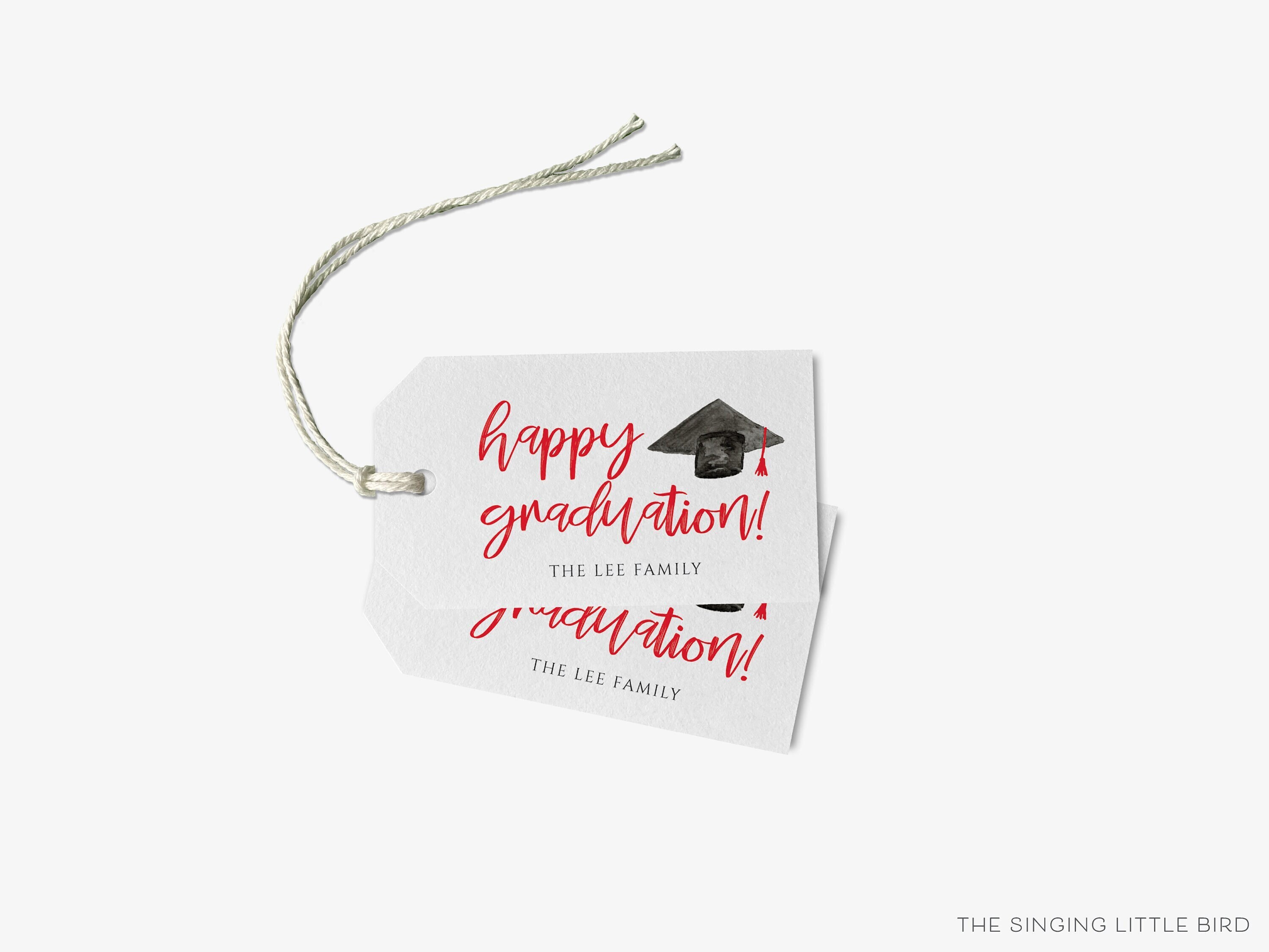 Personalized Happy Graduation Gift Tags Graduation Gift Tag | Etsy