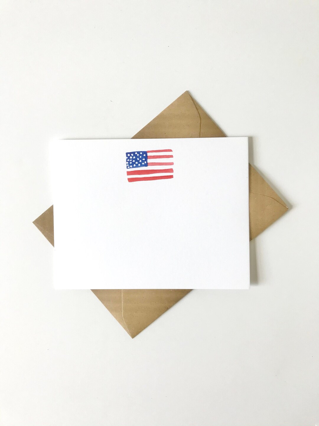 American Flag Stationery Set | Patriotic Notecards | USA Gift Set ...