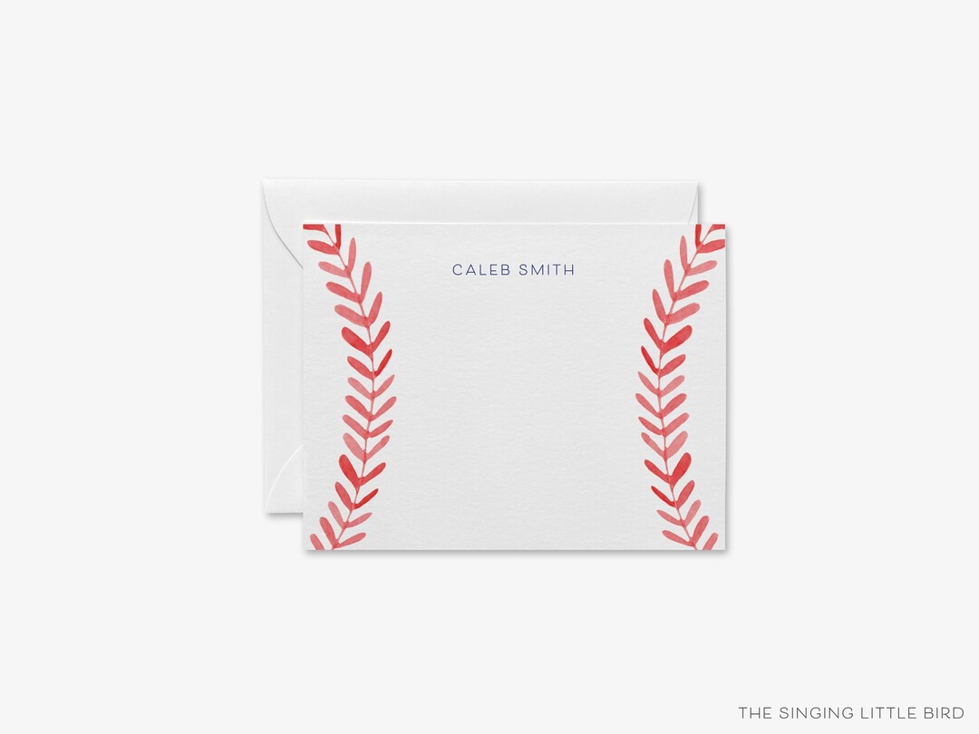 Baseball Personalized Stationery | Boys Sport Thank You Notes ...