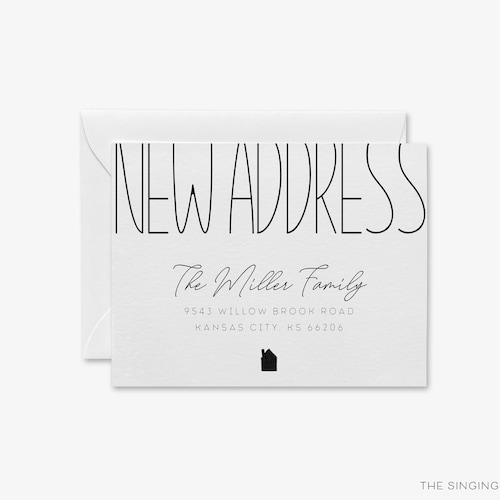 Personalized New Home Announcement Custom Moving Announcement - Etsy