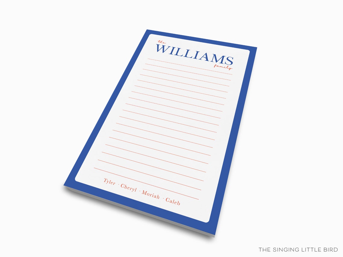 Personalized Family Notepad | Family Notepad Set | Custom to Do List ...
