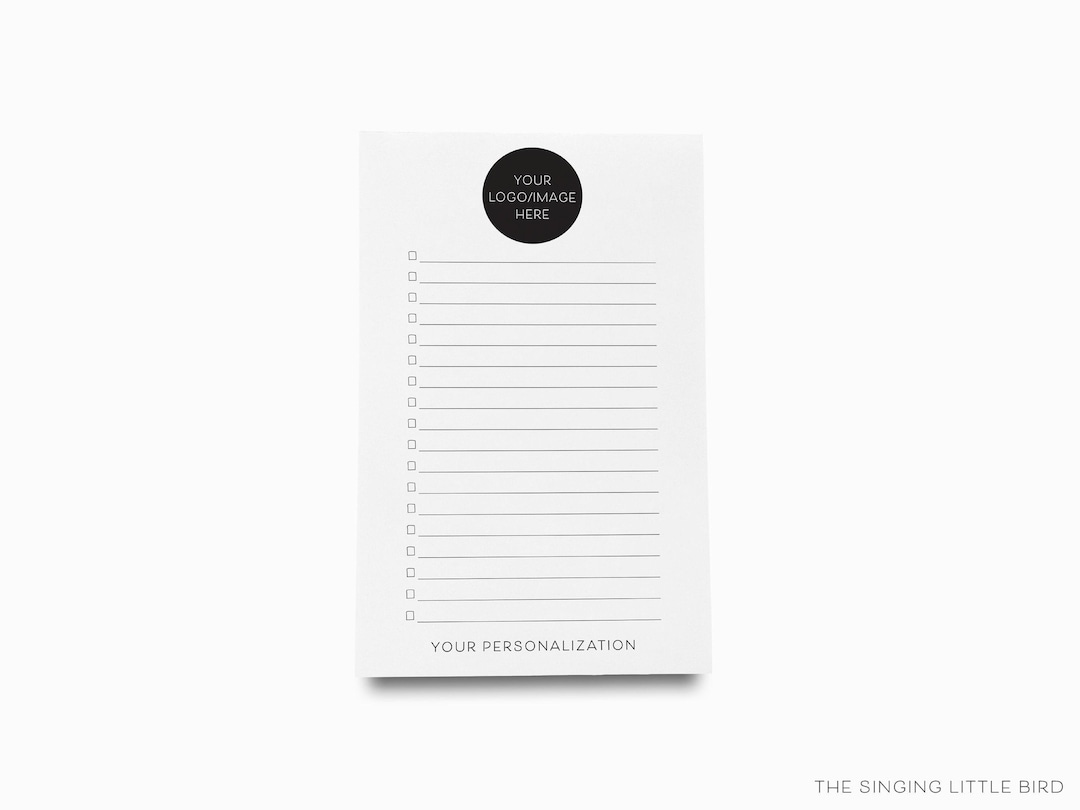 Custom Design Notepad | Custom Logo Notepad Set | Personalized Notepad ...
