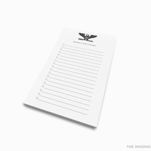 Captain Colonel Personalized Notepad Military Pad Armed Forces Soldier ...