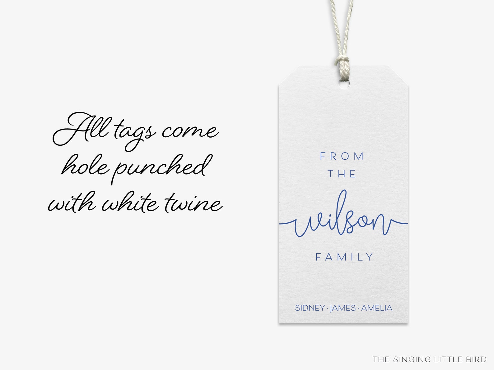 Personalized Gift Tags for Families Family Gift Tag - Etsy