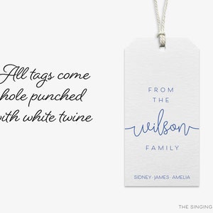 Personalized Gift Tags for Families | Family Gift Tag | Birthday Tag ...