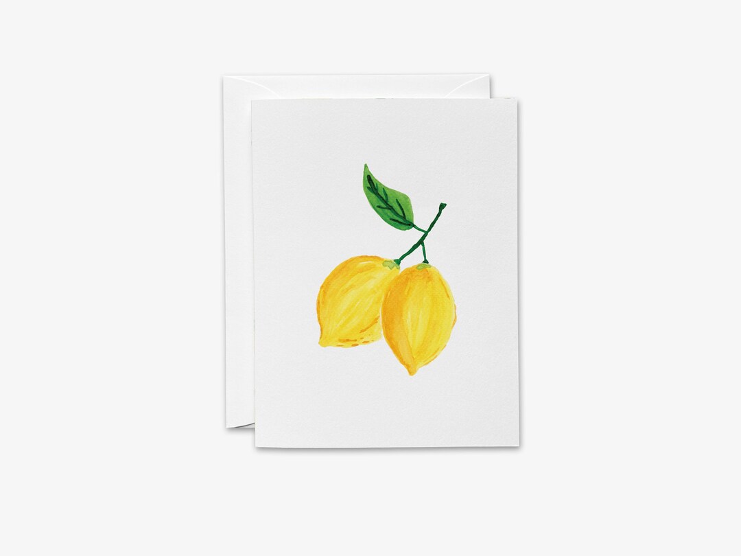 Lemon Greeting Cards [individually Packaged] | Lemon Notes | Lemon ...