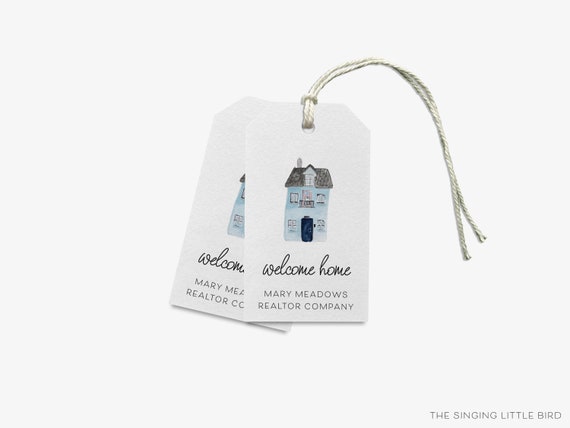 Realtor Gift Tags Welcome Home Tag New Home Gift Tag - Etsy
