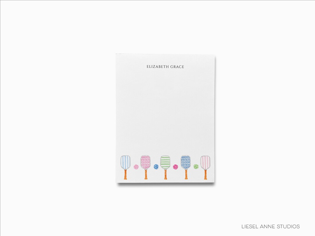 Personalized Pickleball Notepad Pickleball Lover Notepad Set Sport Gift ...