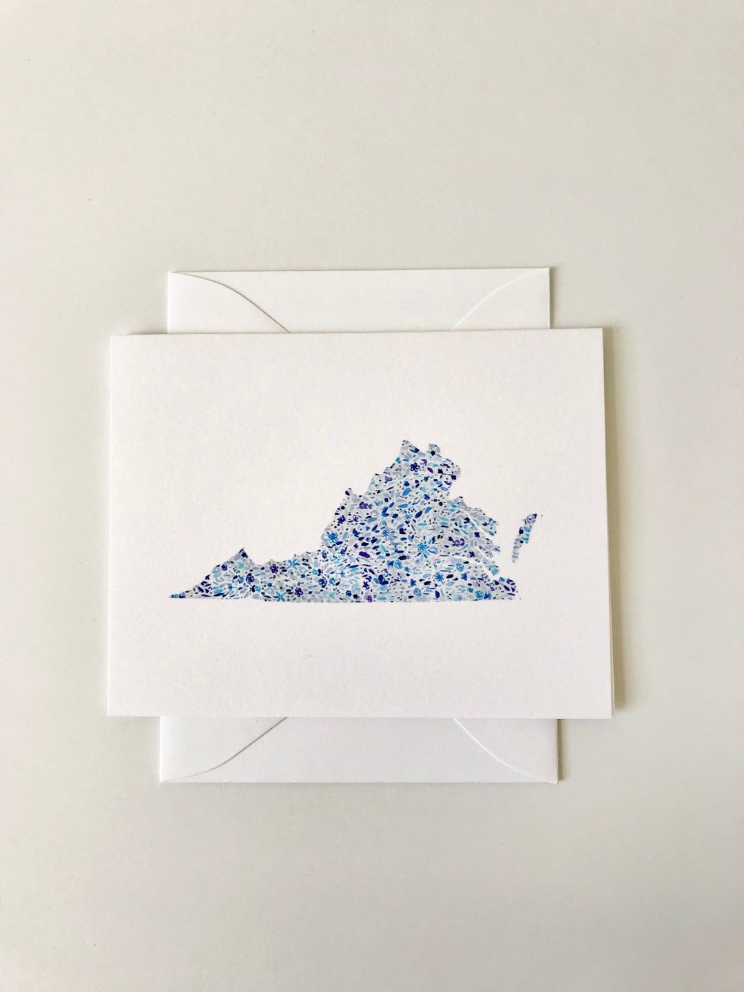 Virginia Watercolor Greeting Card | A Note From Virginia | VA Gift ...