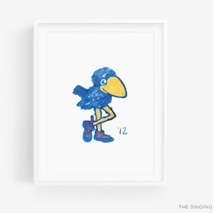 1912 Kansas Jayhawk Art Print | Officially Licensed Product ...
