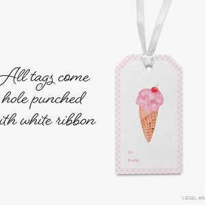 Ice Cream Gift Tags Set [sets of 8] | Ice Cream Gift Tag | Summer ...