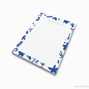 Chinoiserie Notepad | Ginger Jar Notepad Set | Hand Painted Blue and ...