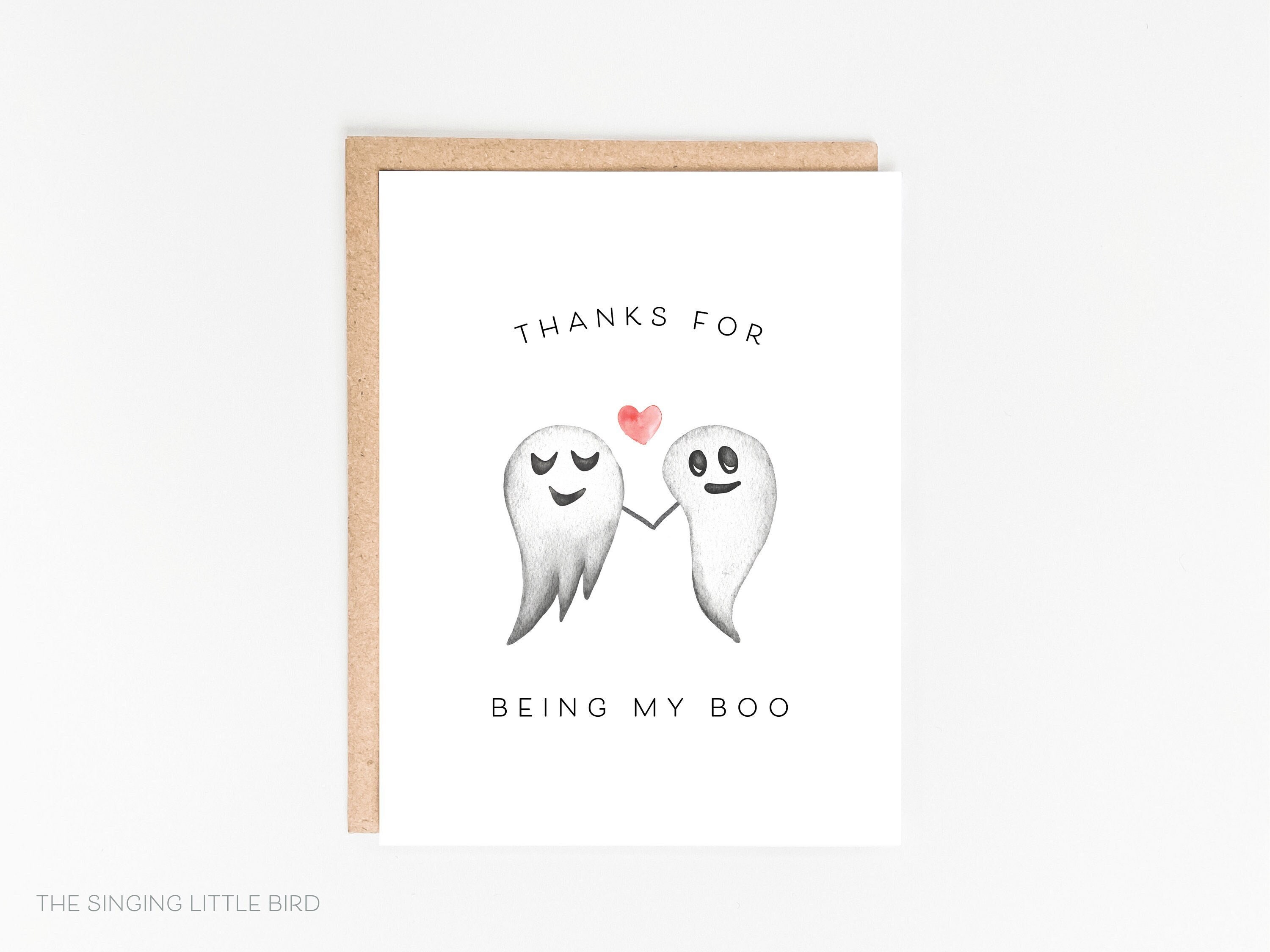 Thanks for being my Boo Card Funny Anniversary Card | Etsy