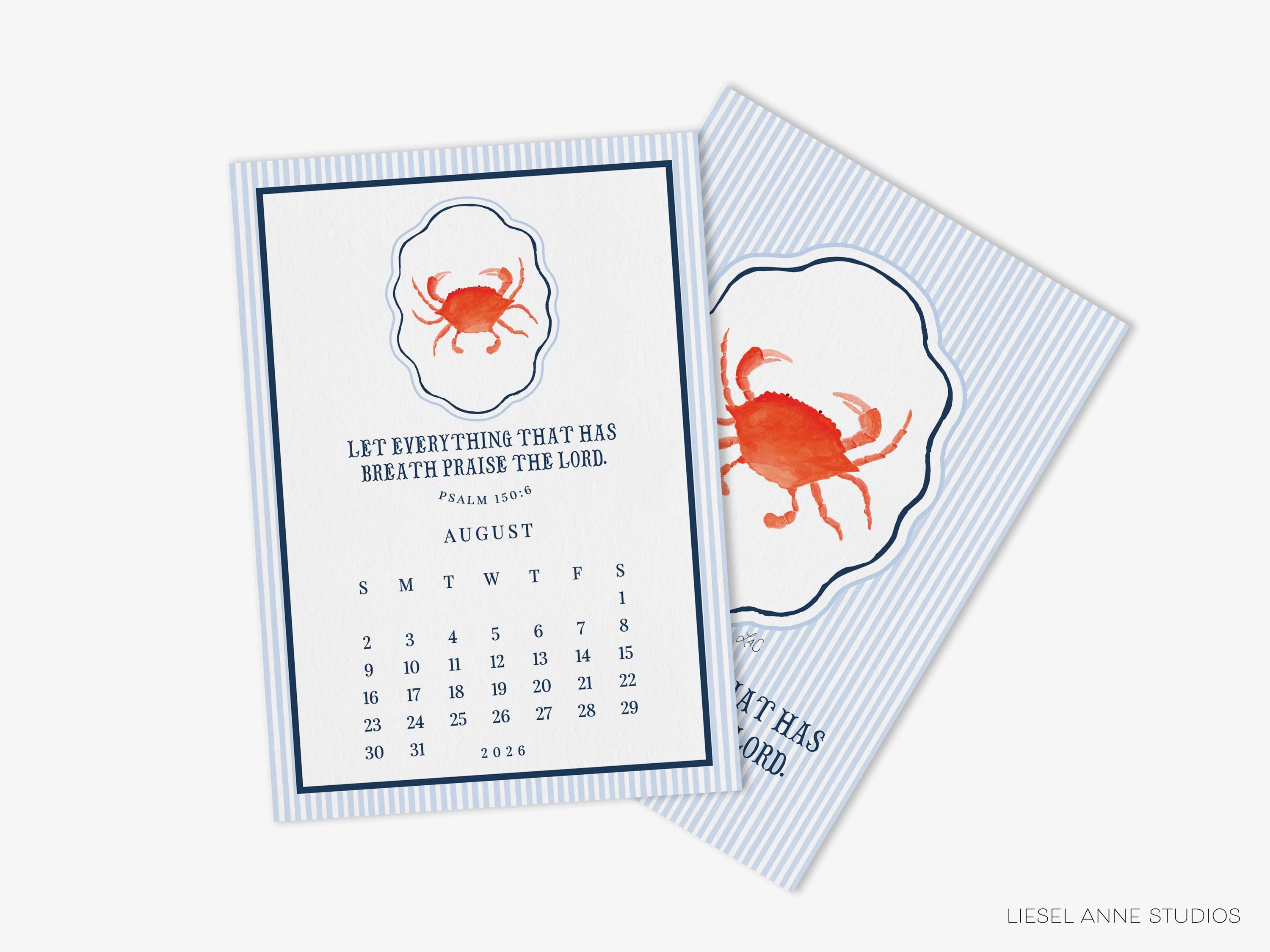 Seaside Scriptures 2026 Desk Calendar | Nautical Art Print | Monthly ...