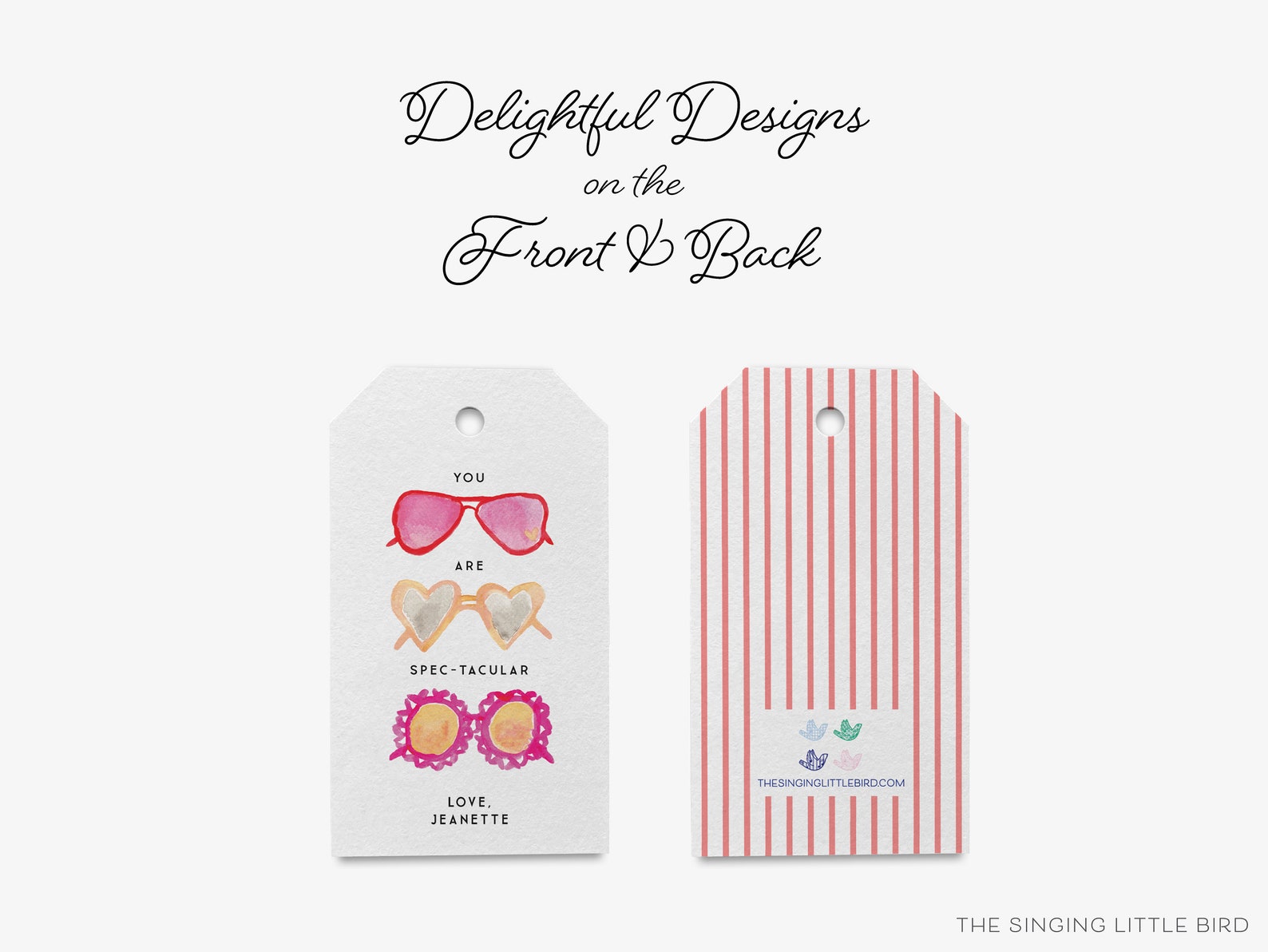 Heart Sunglasses Tags Summer Party Favor Tag Sunglasses - Etsy