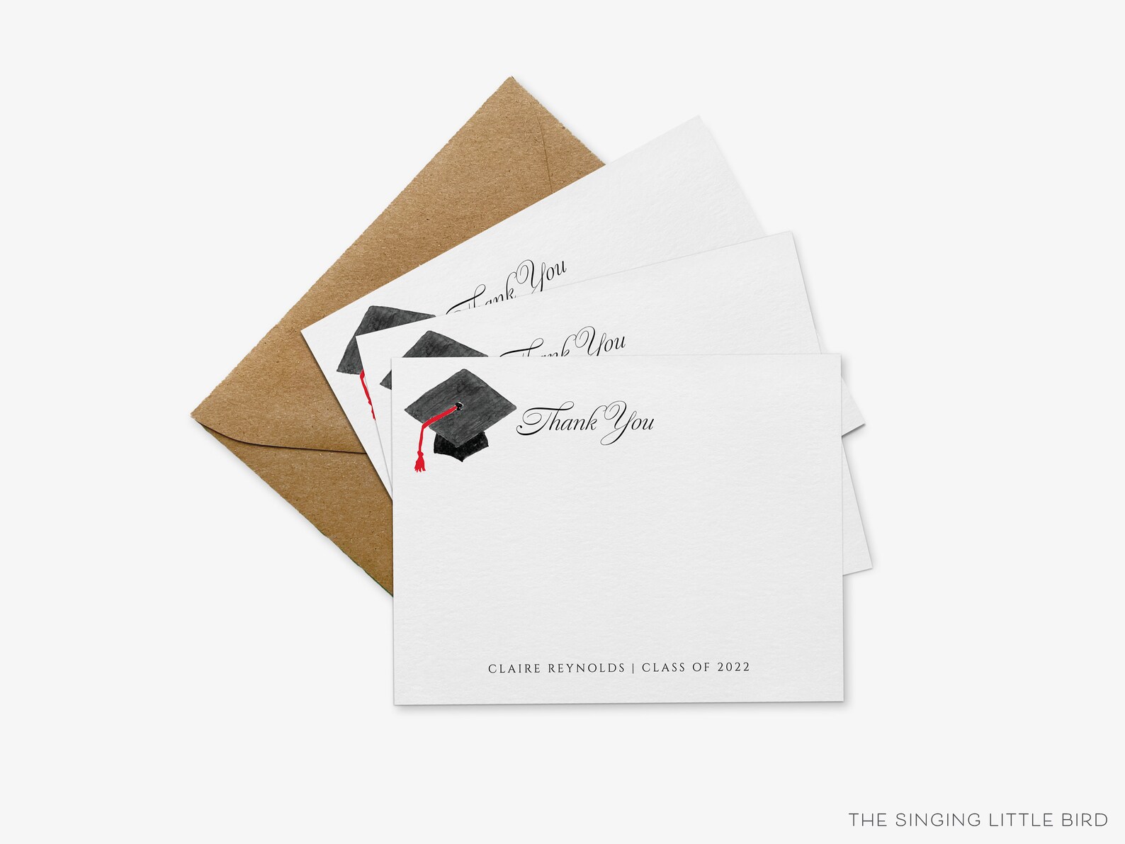 Personalized Graduation Thank You Cards Stationery - Etsy