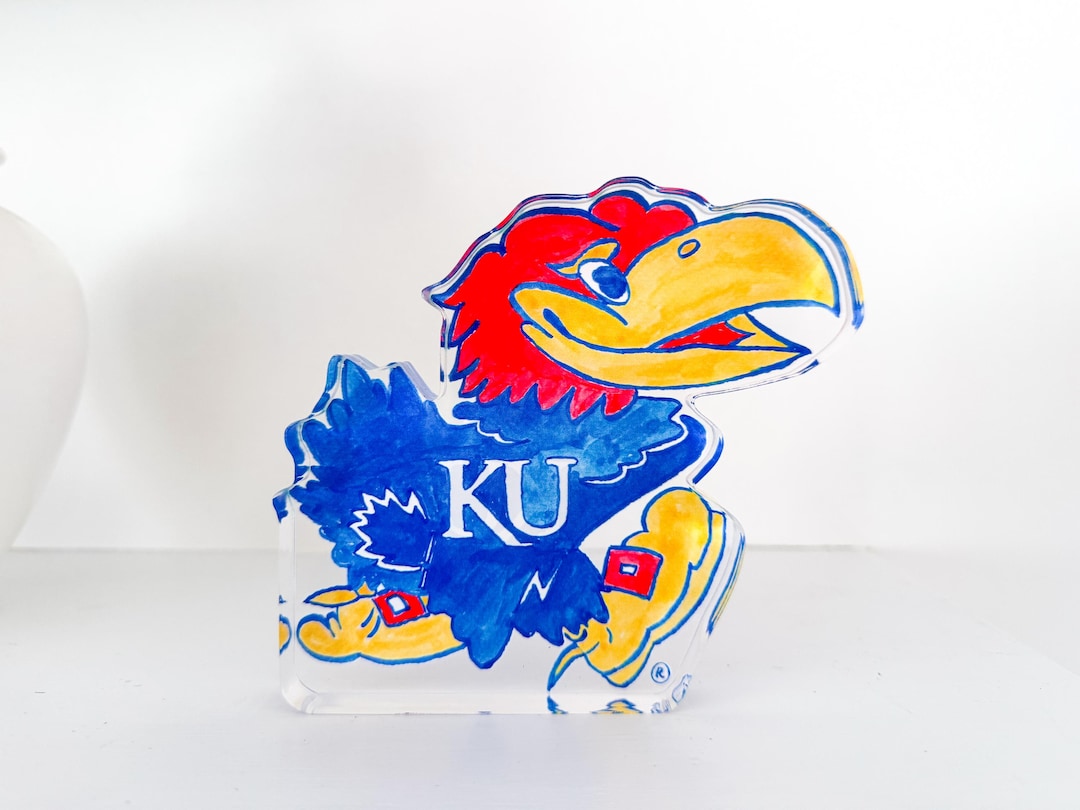 Jayhawk Acrylic Shelfie | Officially Licensed| Kansas Jayhawk Acrylic ...